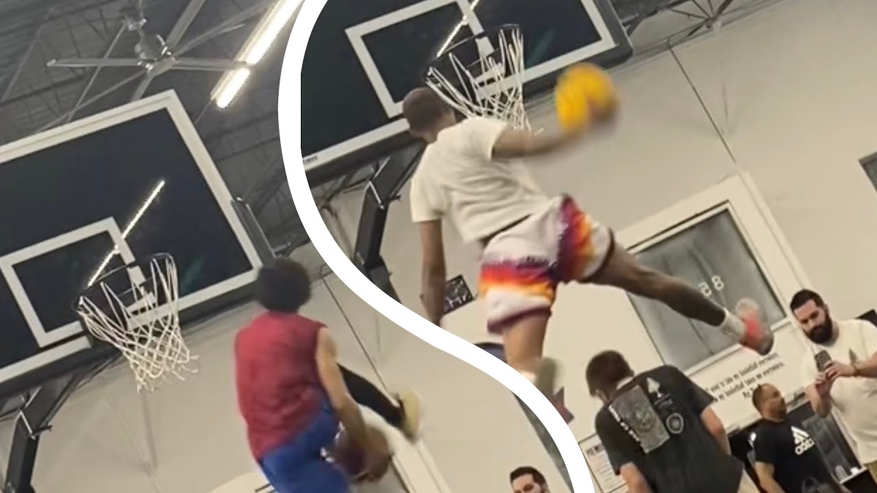 One of my fav dunk sessions of 2022 with 1 foot god aka Jordan ...