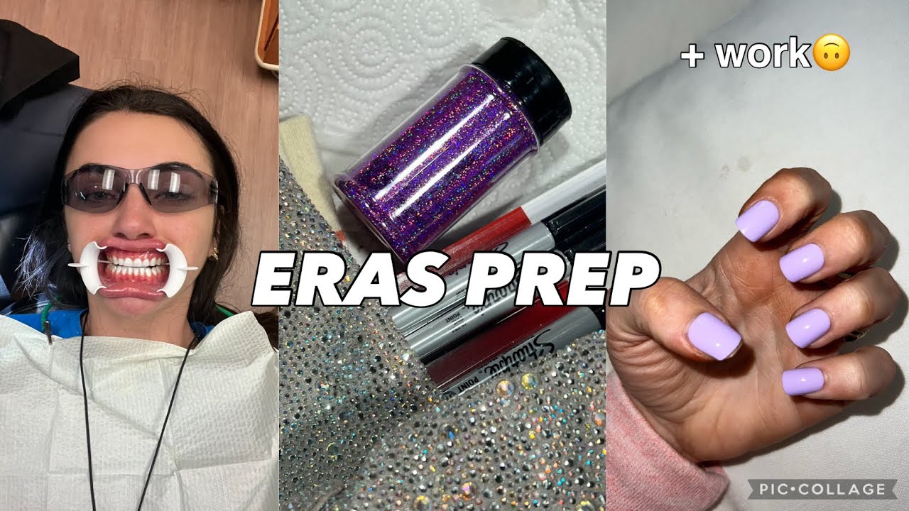 prep w/ me for ERAS TOUR | extensions, lash extensions, graduating ...