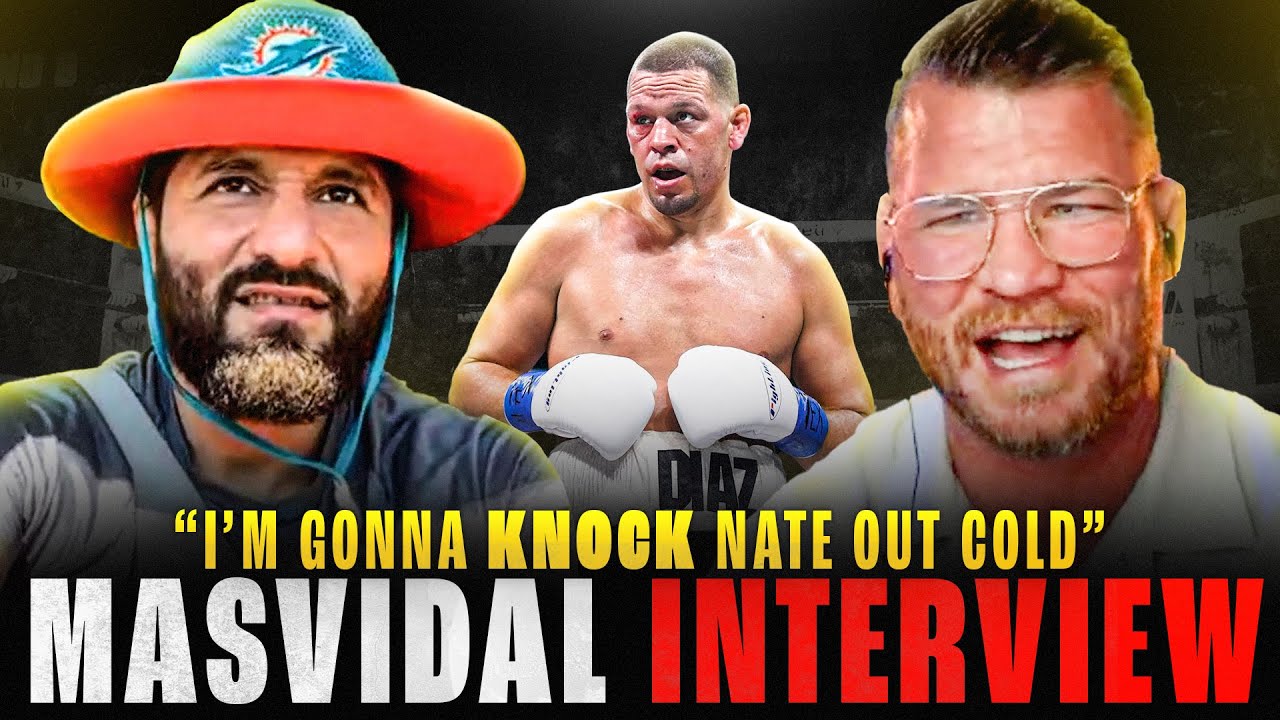 BISPING interviews JORGE MASVIDAL: "I'LL KNOCK NATE DIAZ OUT COLD ...