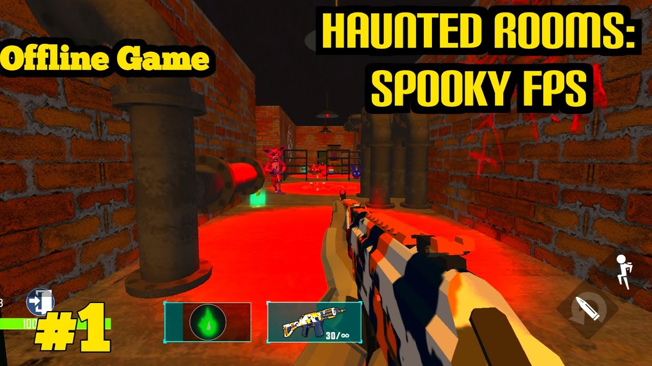 Haunted Rooms Spooky FPS Walkthrough Gameplay (Android\ISO) - YouTube