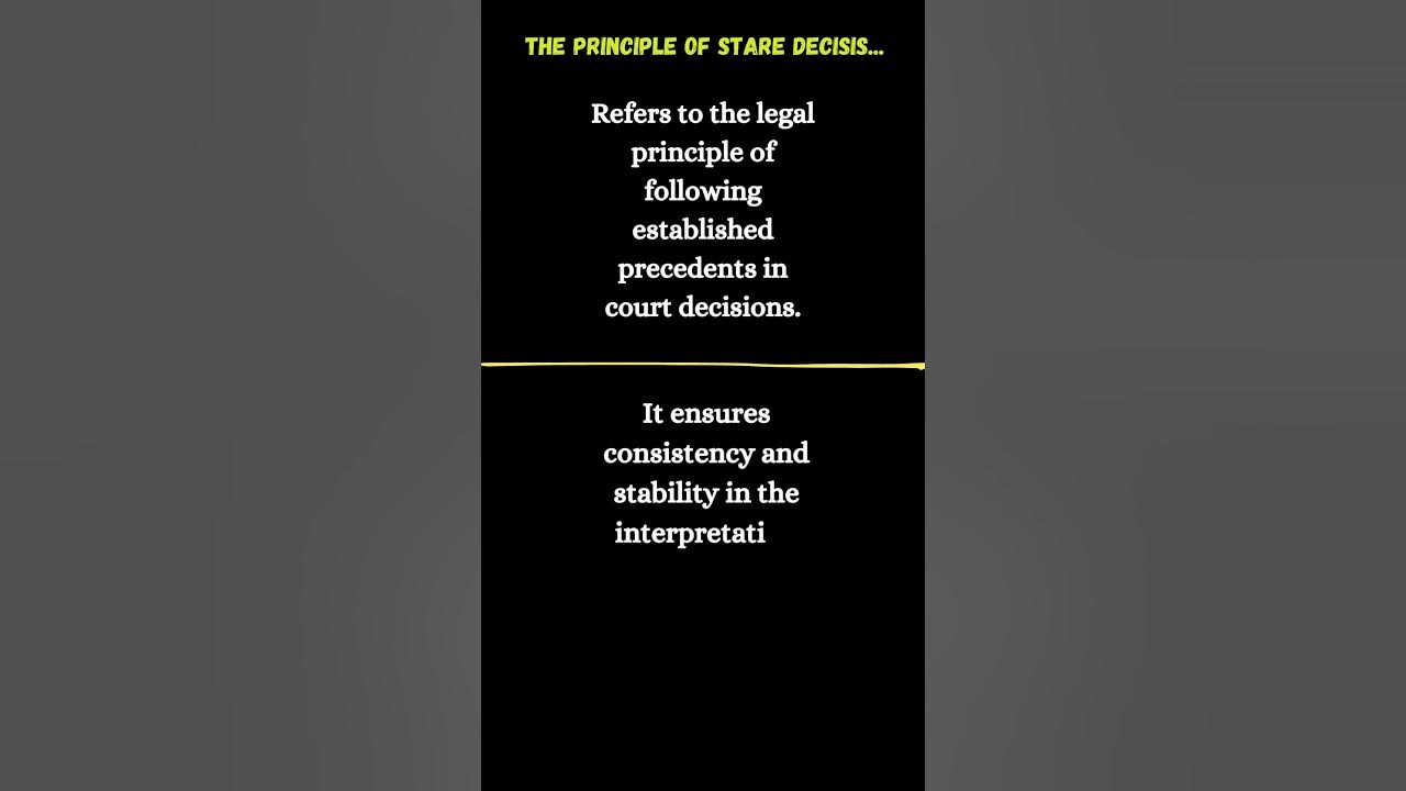 Principle Of Stare Decisis YouTube principle-of-stare-decisis-youtube