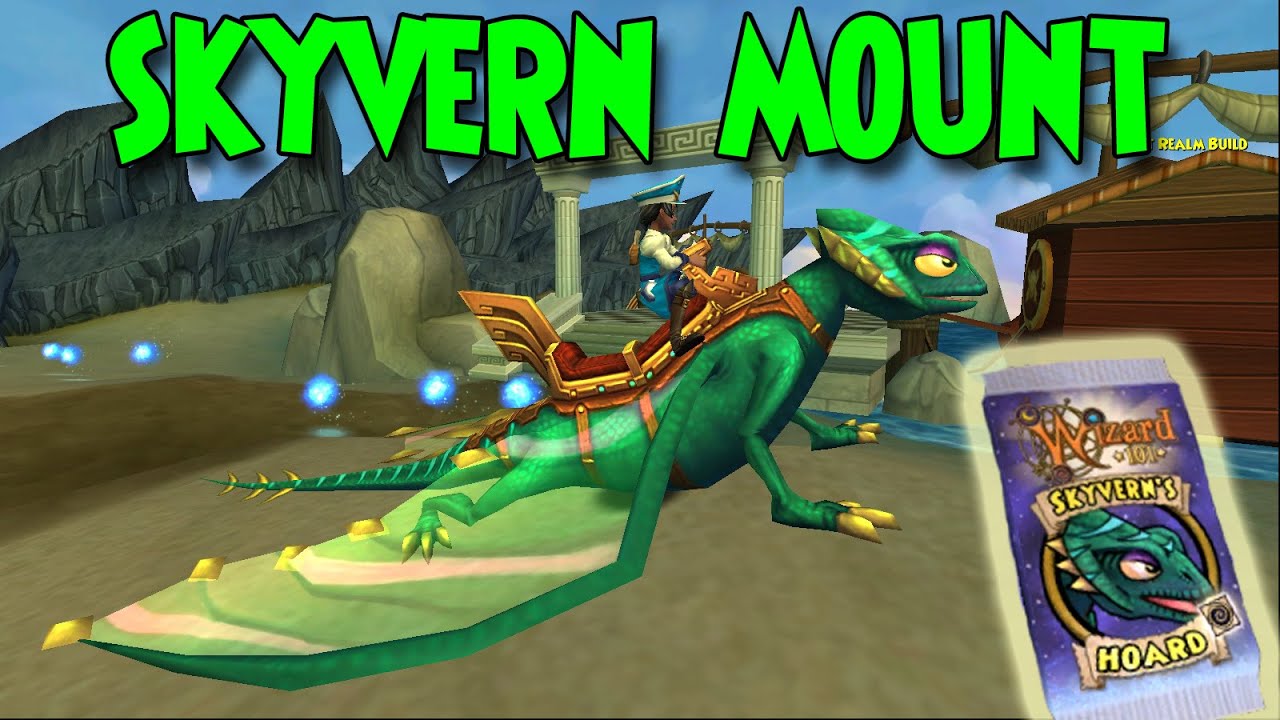 Wizard101: 🦎SKYVERN MOUNT Review - YouTube