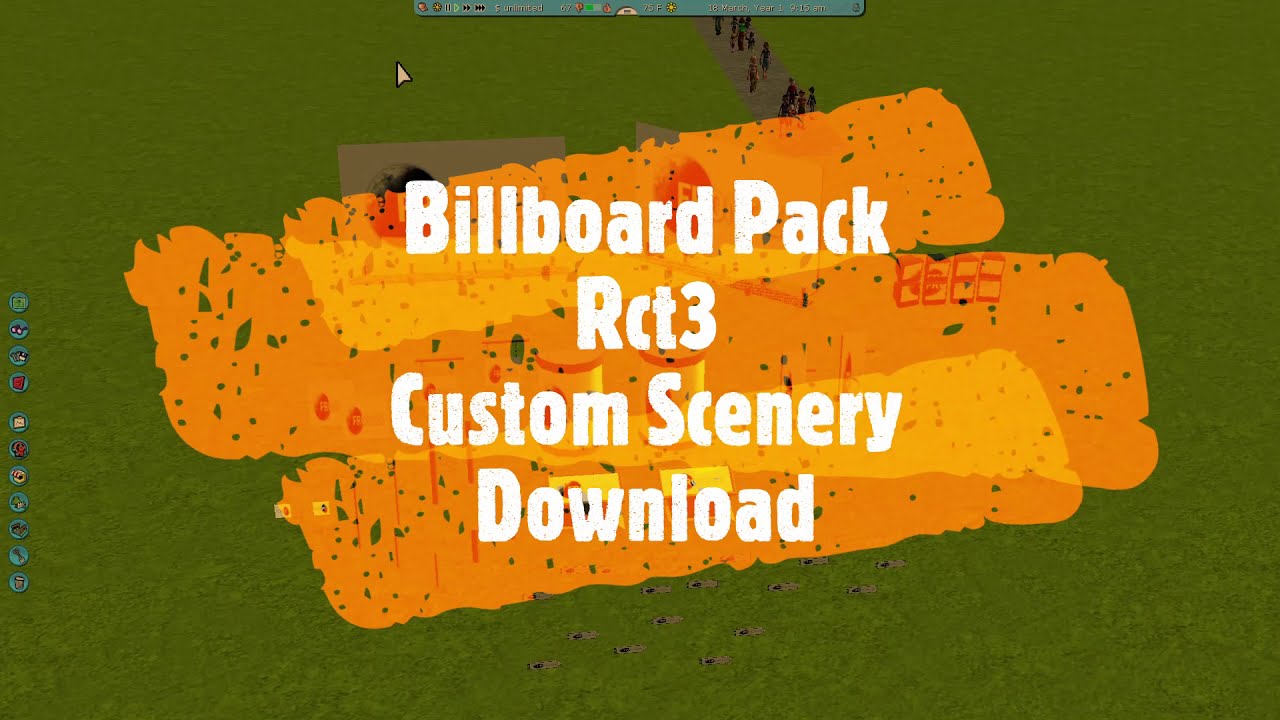 RollerCoaster Tycoon 3 Custom Scenery Download BILLBOARD PACK Rct3 ...
