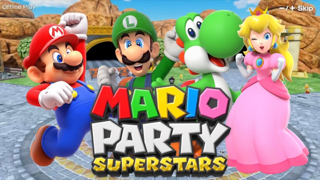 MARIO LUIGI YOSHI & PEACH PLAY SOME MINIGAMES! - YouTube