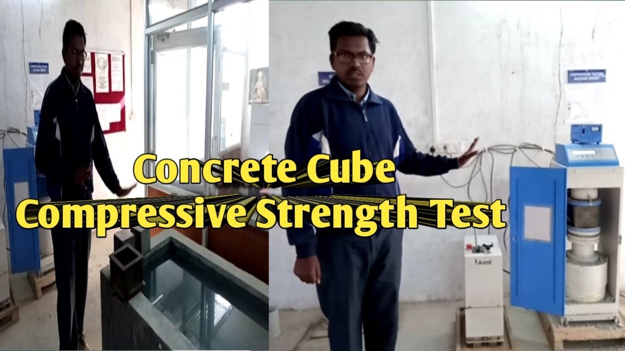 ll Concrete Cube Compressive Strength Test ll #civilengineering # ...