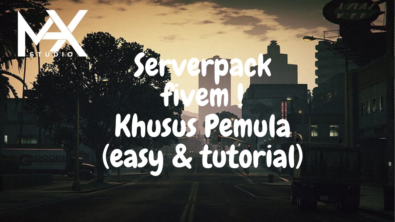 SERVERPACK FIVEM ESX GTA ROLEPLAY MUDAH UNTUK PEMULA (EASY + TUTORIAL) ! - YouTube