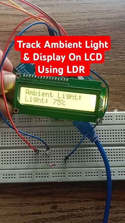 Track Ambient Light Using Ldr Arduino Arduinoproject Shorts