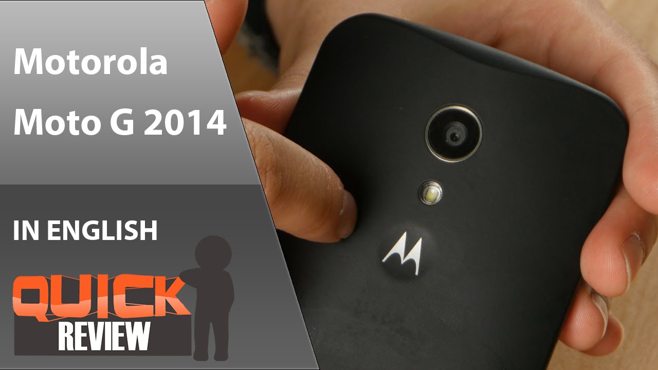 [EN] Motorola Moto G 2014 Quick Review [4K] - YouTube
