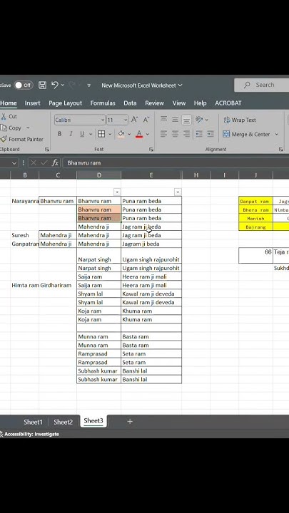Excel me kisi bhi data ko colour kese kre/ excel me data colour kese kre #exceltech #exceltips ...