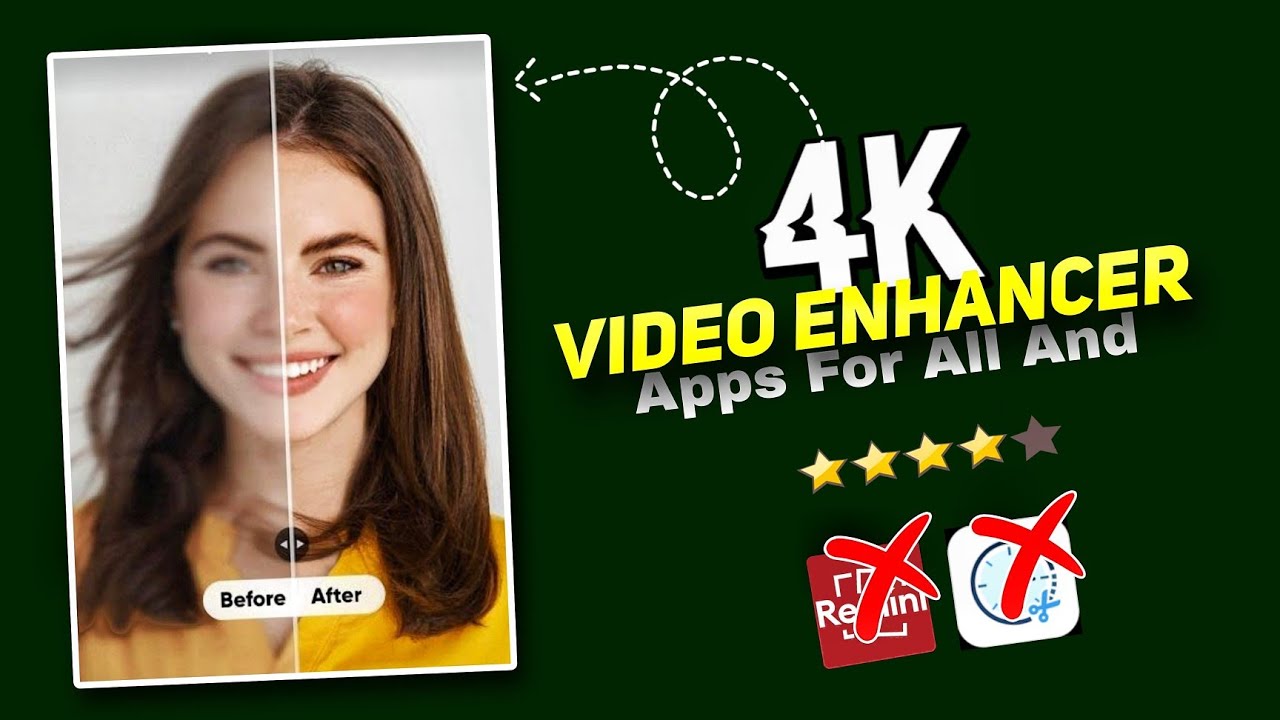Top 4 Best Video Enhancer Apps free 😱🔥 | Full HD Video 4K High Quality ...