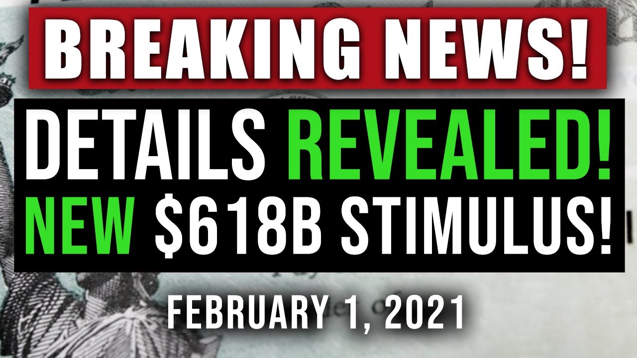 (DETAILS REVEALED! NEW $618 BILLION PLAN) $1400 3RD STIMULUS CHECK ...