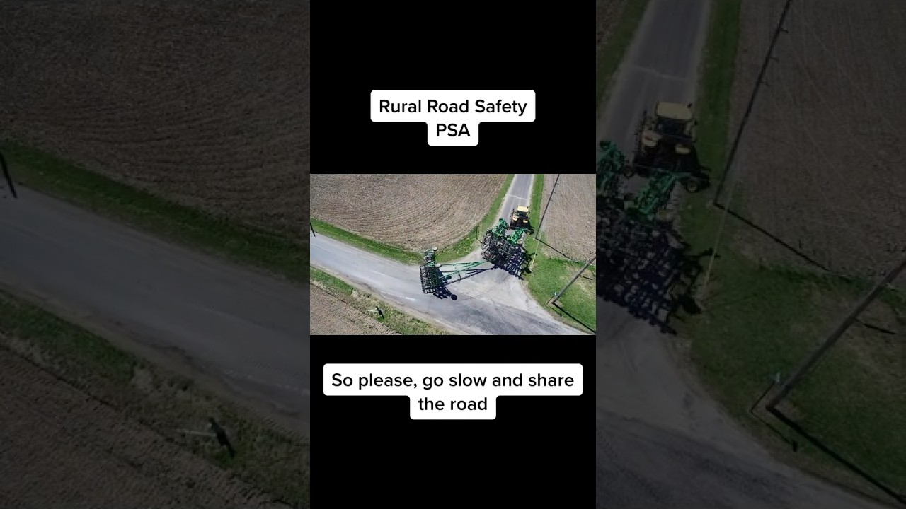 Please go slow, share the road, be kind, and stay behind! #ag #rural # ...