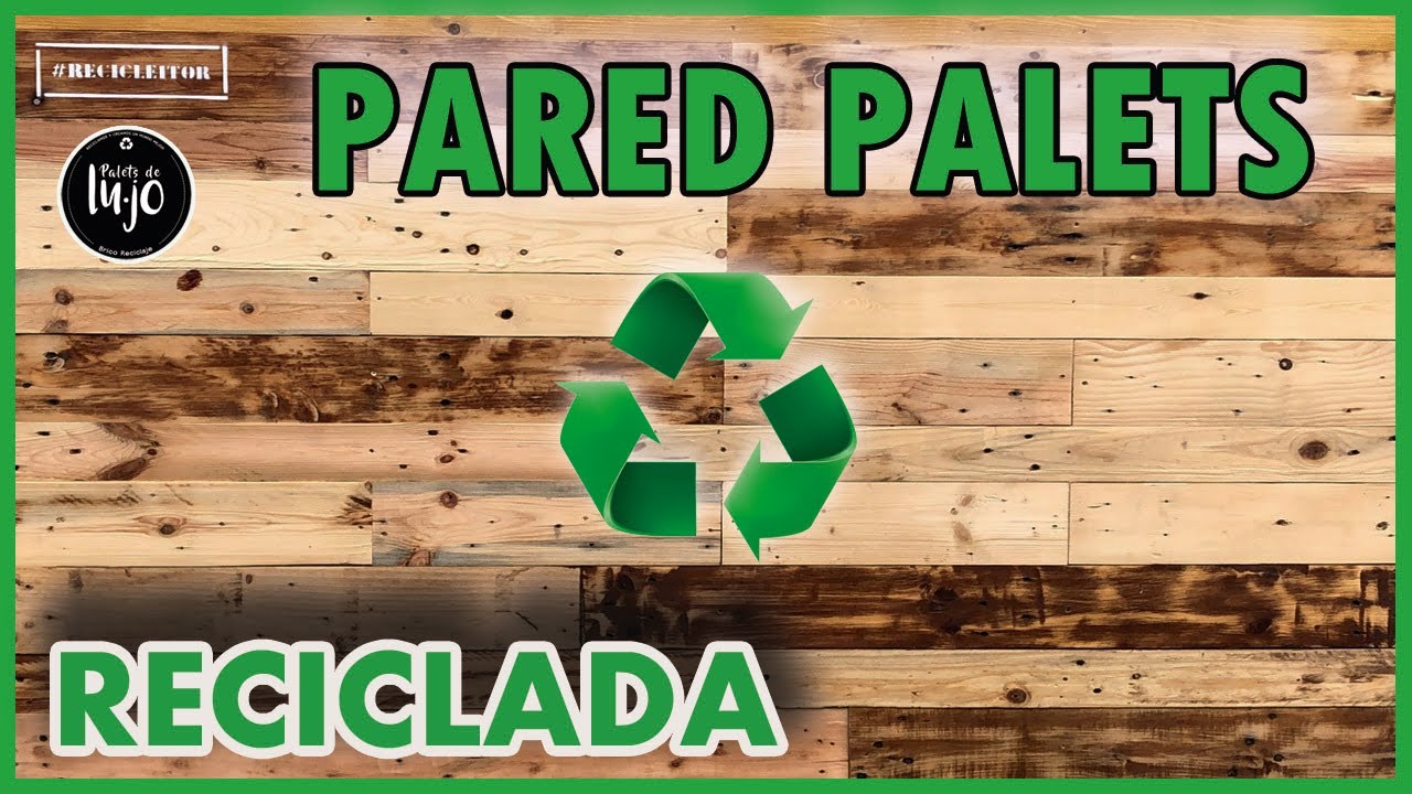 FÁCIL DE HACER Pared de Palets Reciclados para local comercial ...