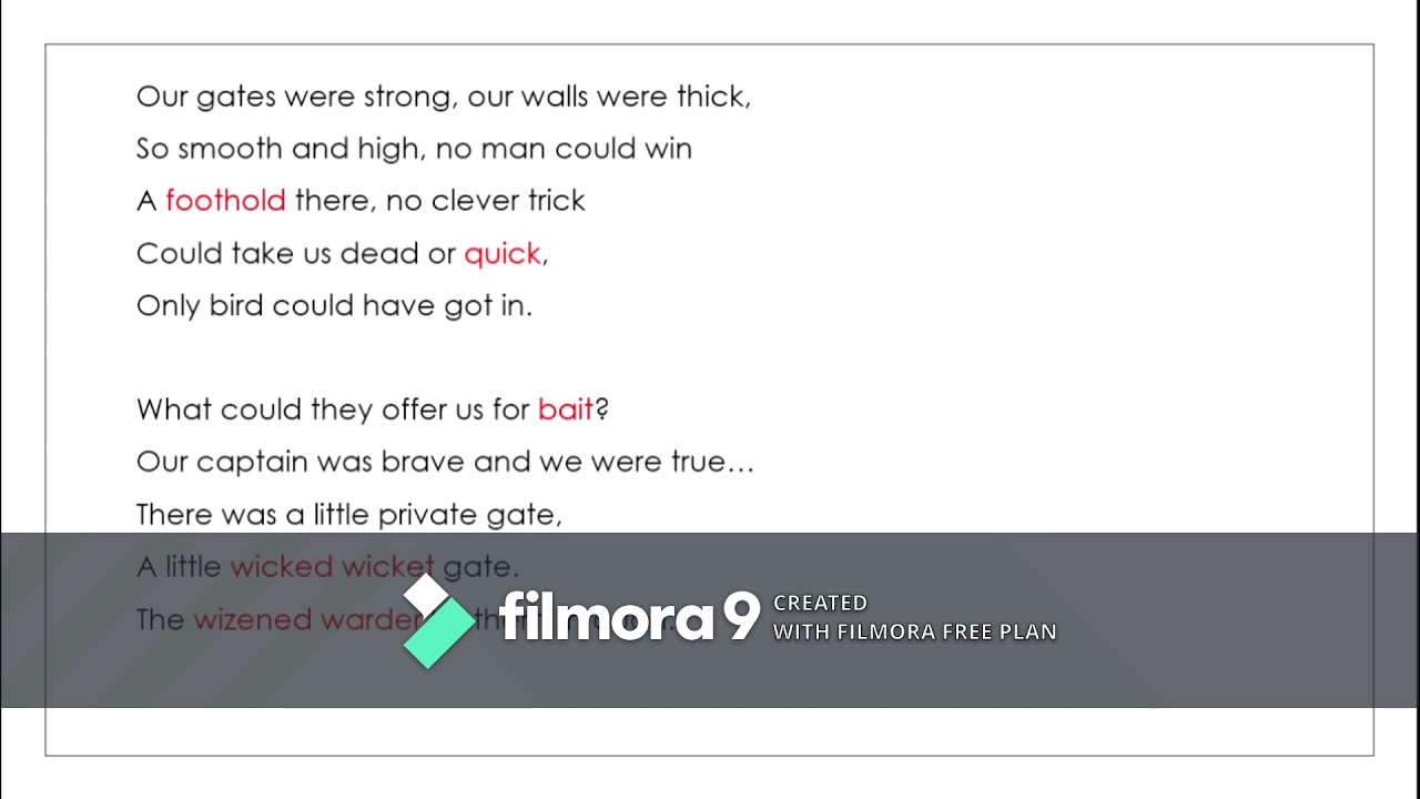 The Castle Poem -Edwin Muir - YouTube