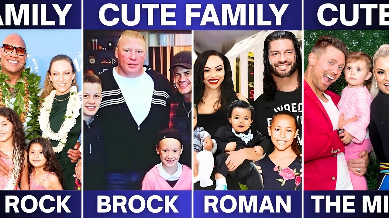 WWE Real Life Couples and Their Cute Families | Real-Life Photos - YouTube