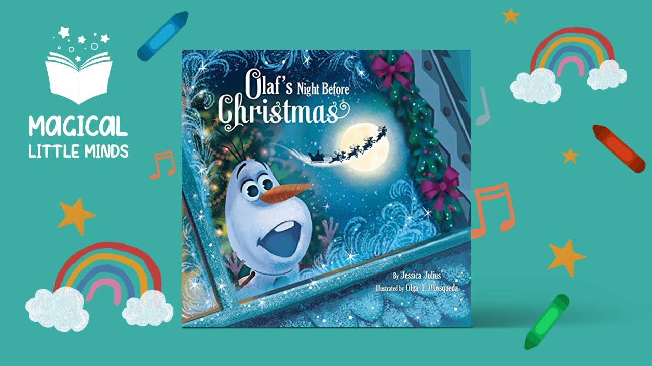 Kids Books Read Aloud Story 📚 Olaf's Night Before Christmas by Disney ...
