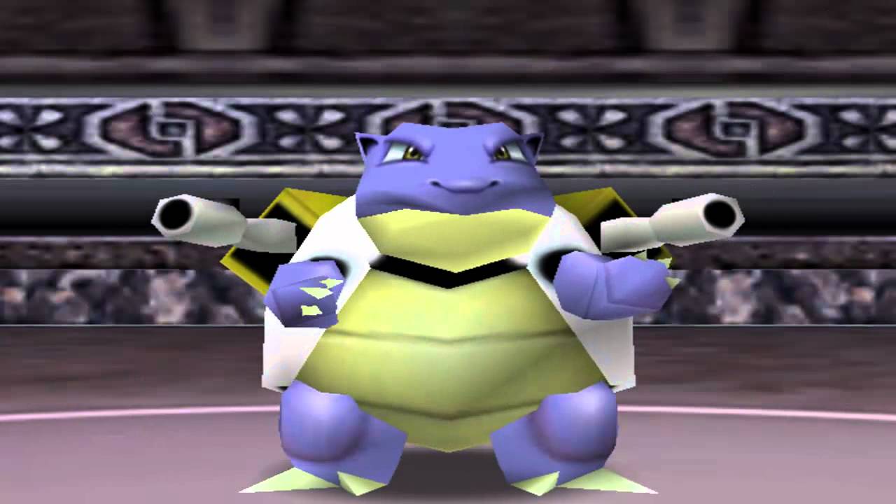 pokemon stadium gym leader castle pewter gym brock - YouTube