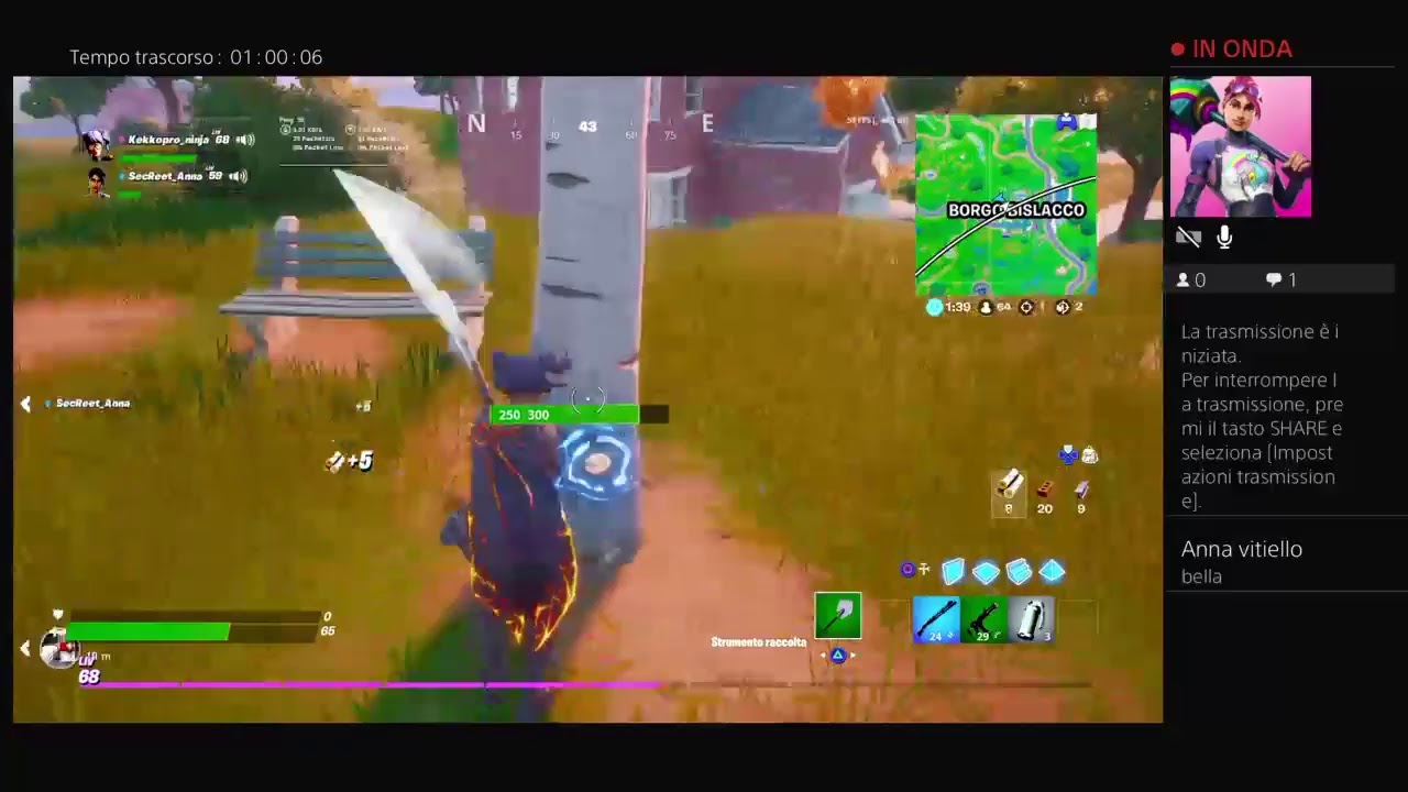 Live su fortnite con Anna - YouTube
