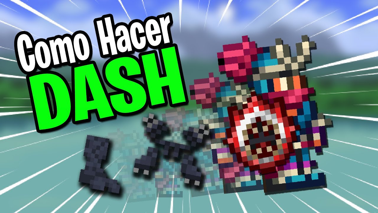 COMO HACER UN DASH EN TERRARIA | Fácil y Rapido - YouTube