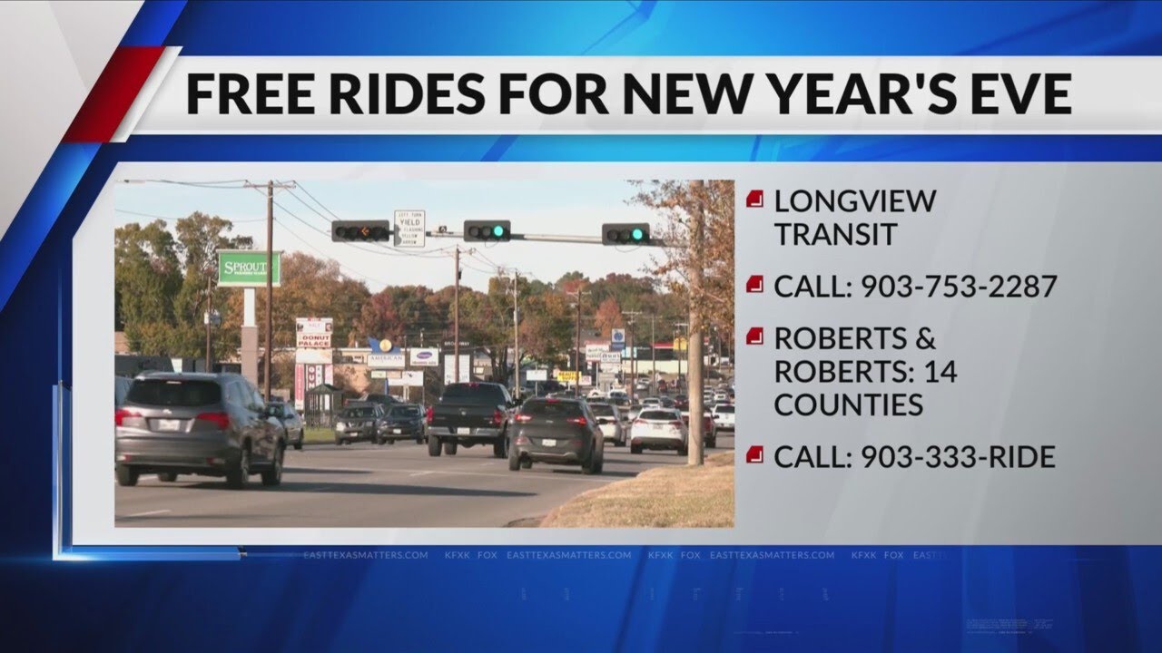 Free New Year’s Eve rides offered by Longview Transit - YouTube