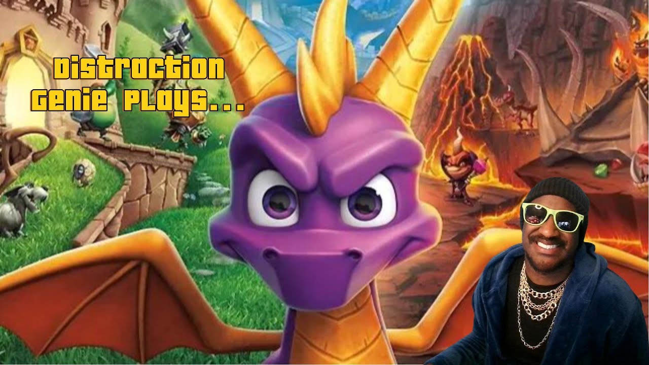 Distraction Genie plays Spyro the Dragon! - YouTube