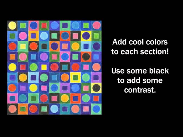 Simple Color Op Art