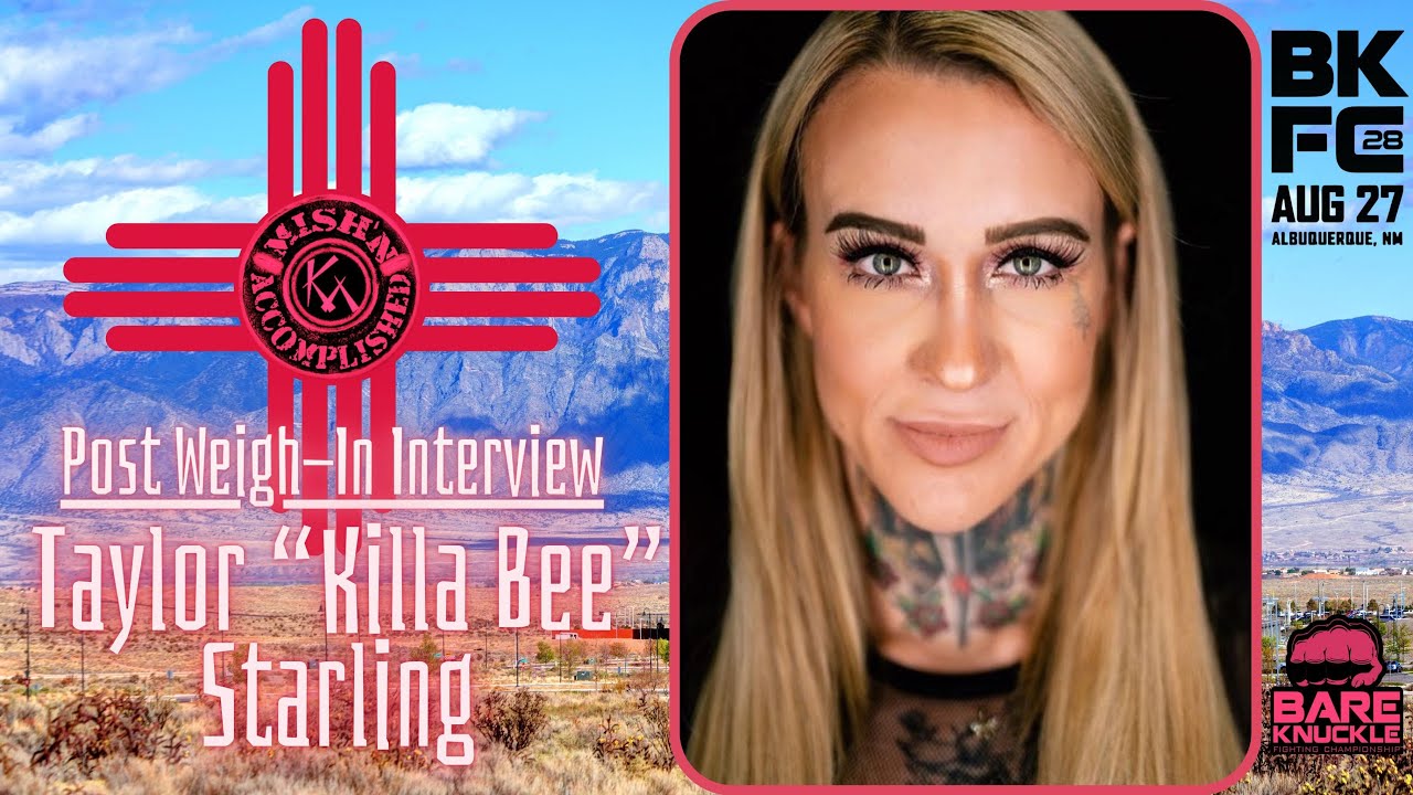 Taylor Starling says that Ferea will "feel the sting" at BKFC 28 - YouTube