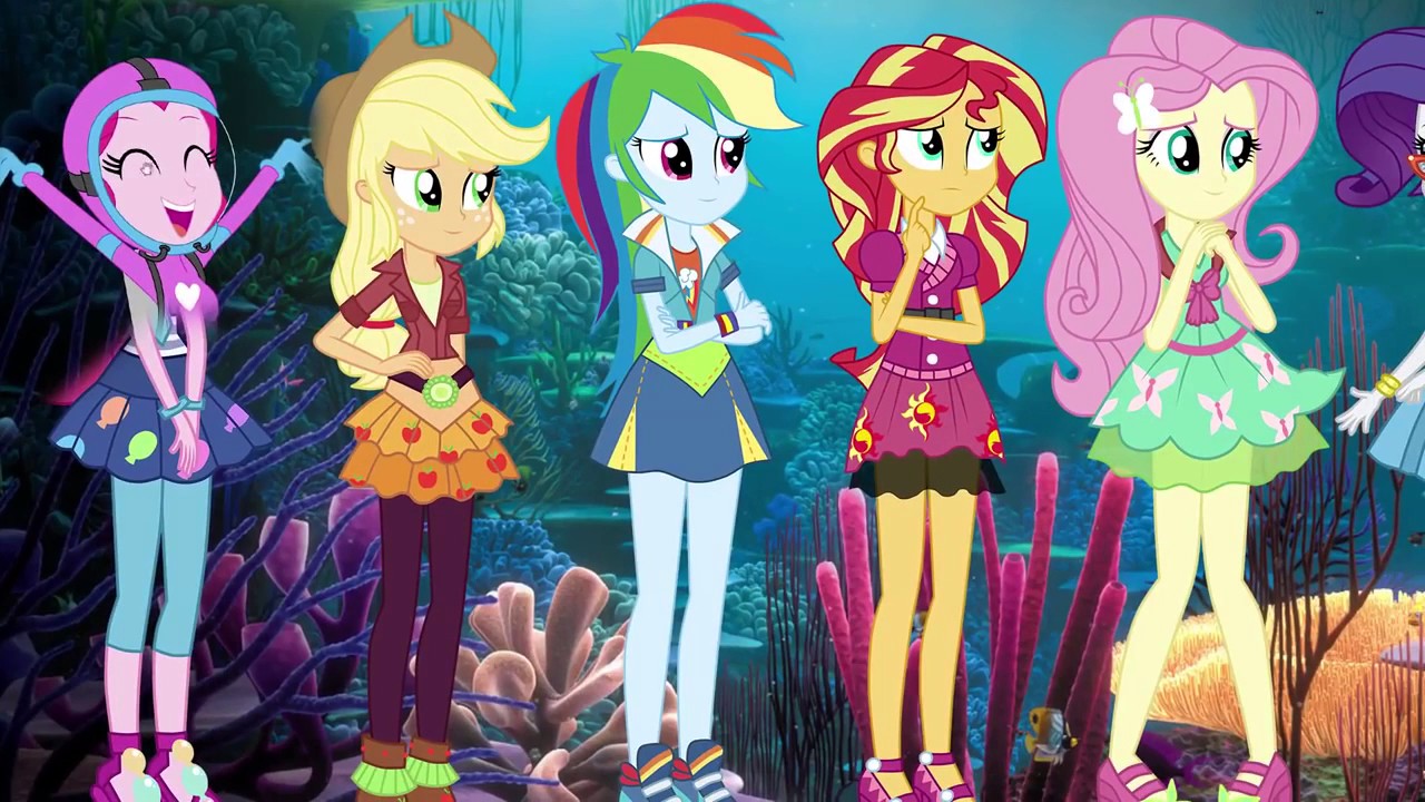 Game Box - MY LITTLE PONY Equestria Girls HuMane 7 into DIVER Forms MLP ...