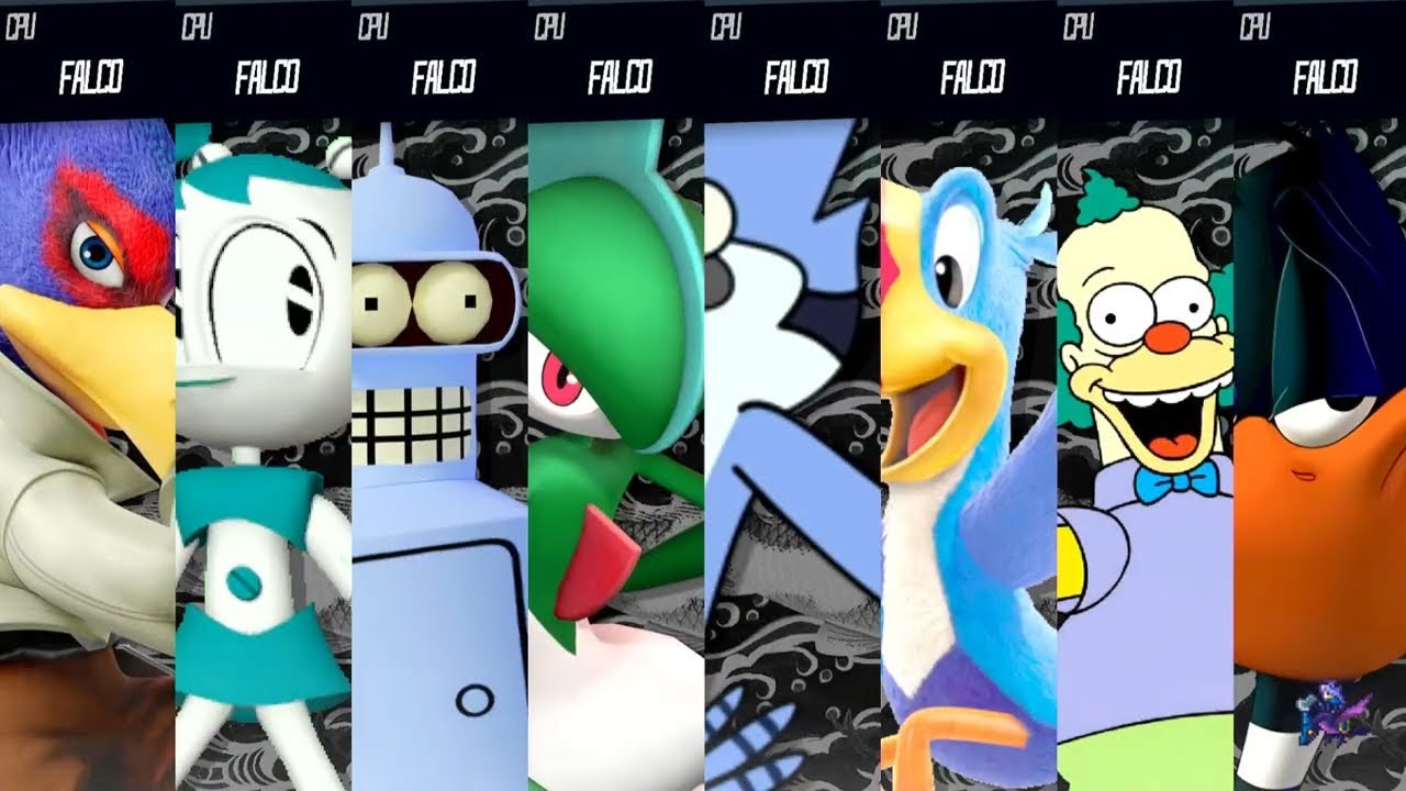 Falco Mod Battle - Super Smash Bros Mods - YouTube