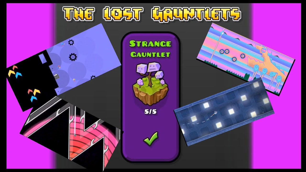 Strange Gauntlet All level completed [Geometry dash 2.2] - YouTube