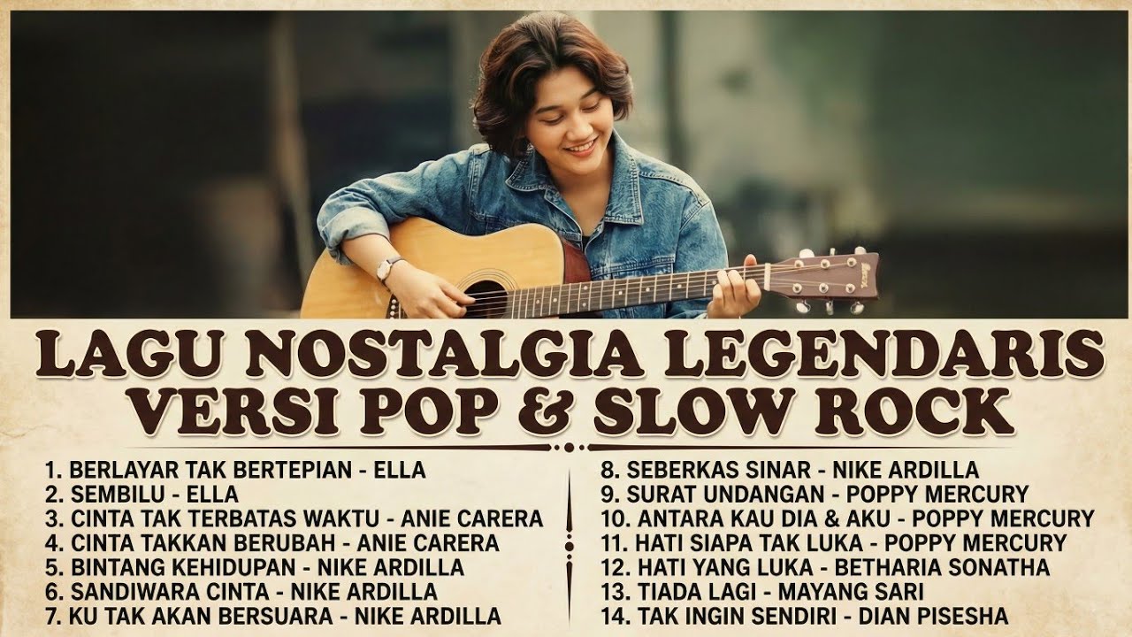 Musik Pop Slow Rock Legendaris Terbaik Sepanjang Masa - YouTube