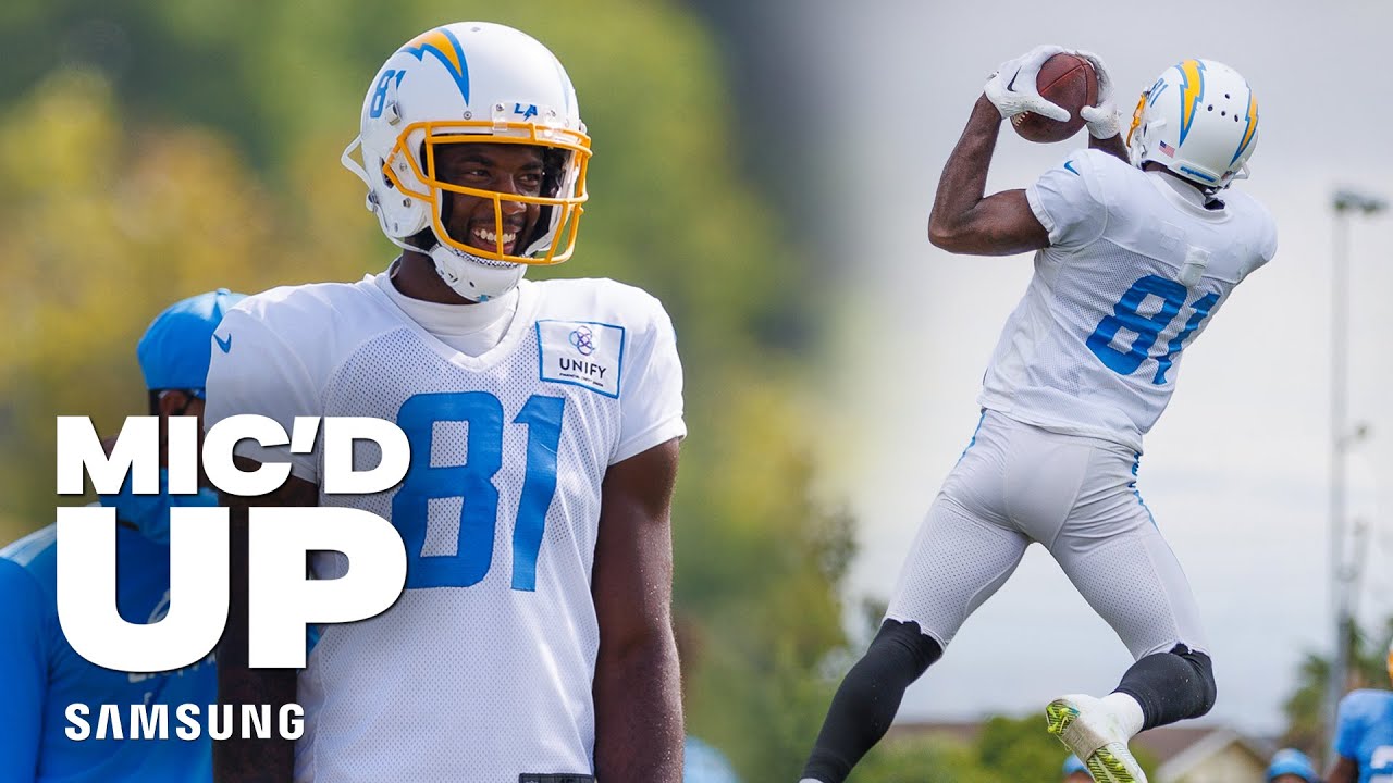 Mic’d Up: Mike Williams At Saints Joint Practice | LA Chargers - YouTube