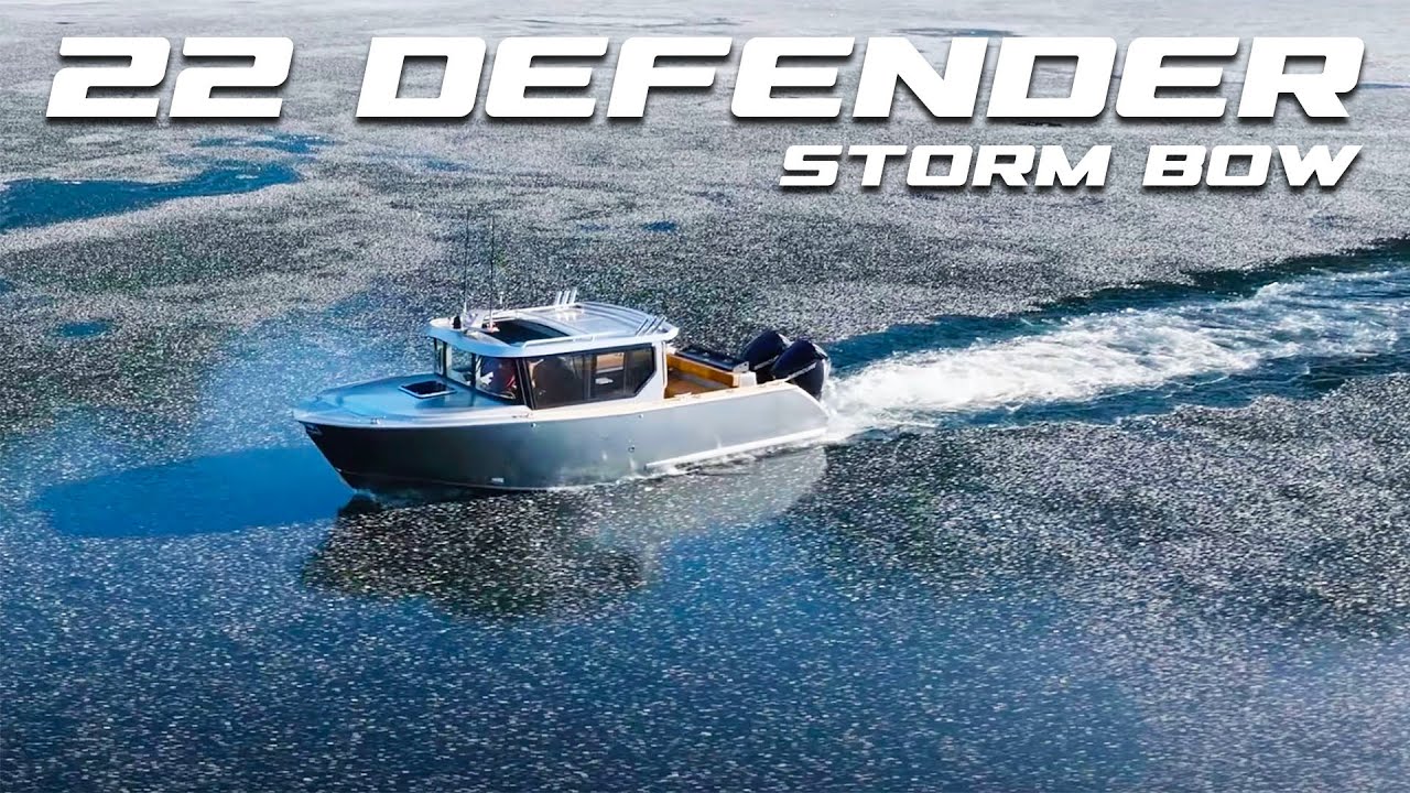 First Look - 22 Jasper Marine Storm Bow with Twin 175 Mercury's - YouTube