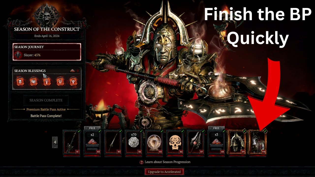 How to Complete Diablo IV Battle Pass Quickly (Guide) - Season 3 - YouTube