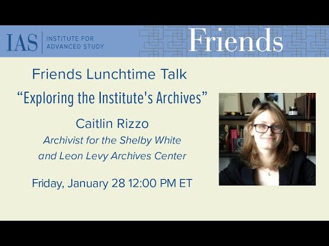 Exploring the Institute's Archives - Caitlin Rizzo - YouTube