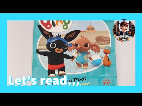 let's read a BING story book - bing paddling pool - YouTube