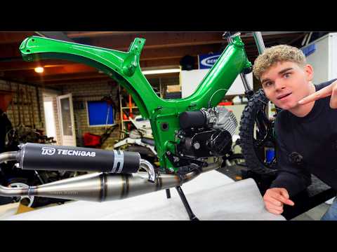 Deze 65cc Cross Tomos Opbouwen