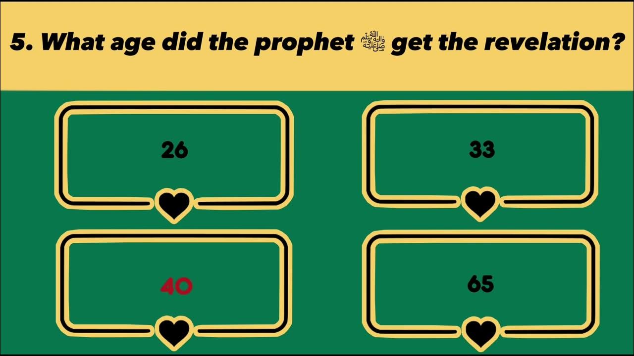 Prophet Muhammad (SAW) Trivia | Easy | Islam Trivia 🕋 - YouTube