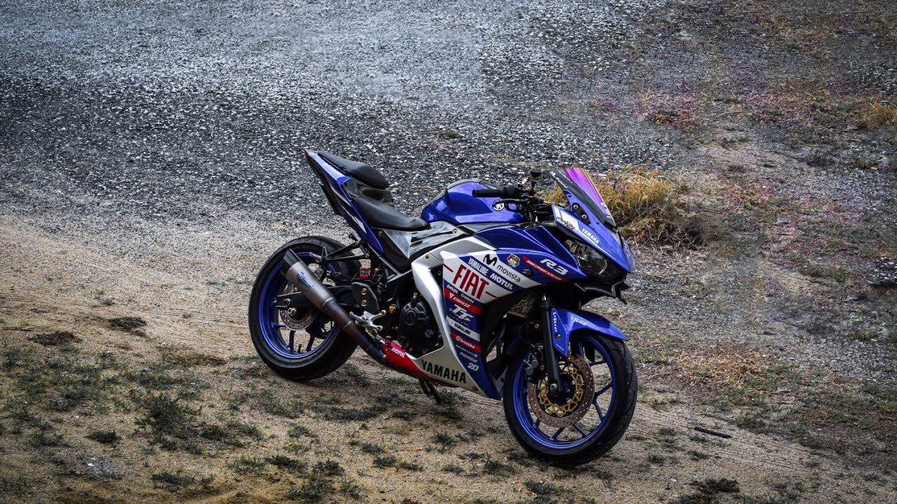Review YAMAHA R3 2015 ท่อฟูล Dynamic titanium(ฉบับชิว) - YouTube