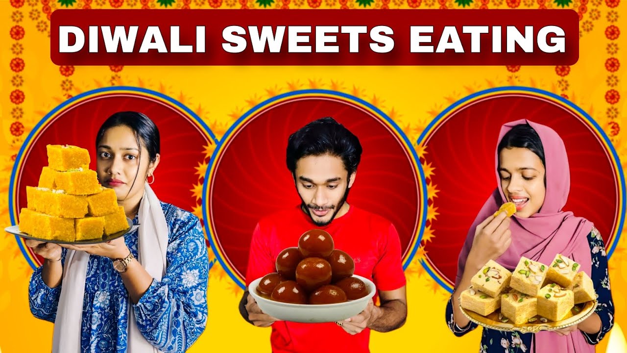 DIWALI SWEETS EATING CHALLENGE | WHO CAN EAT THE MOST 🍬🔥 | TEAM AMIGOZ ...