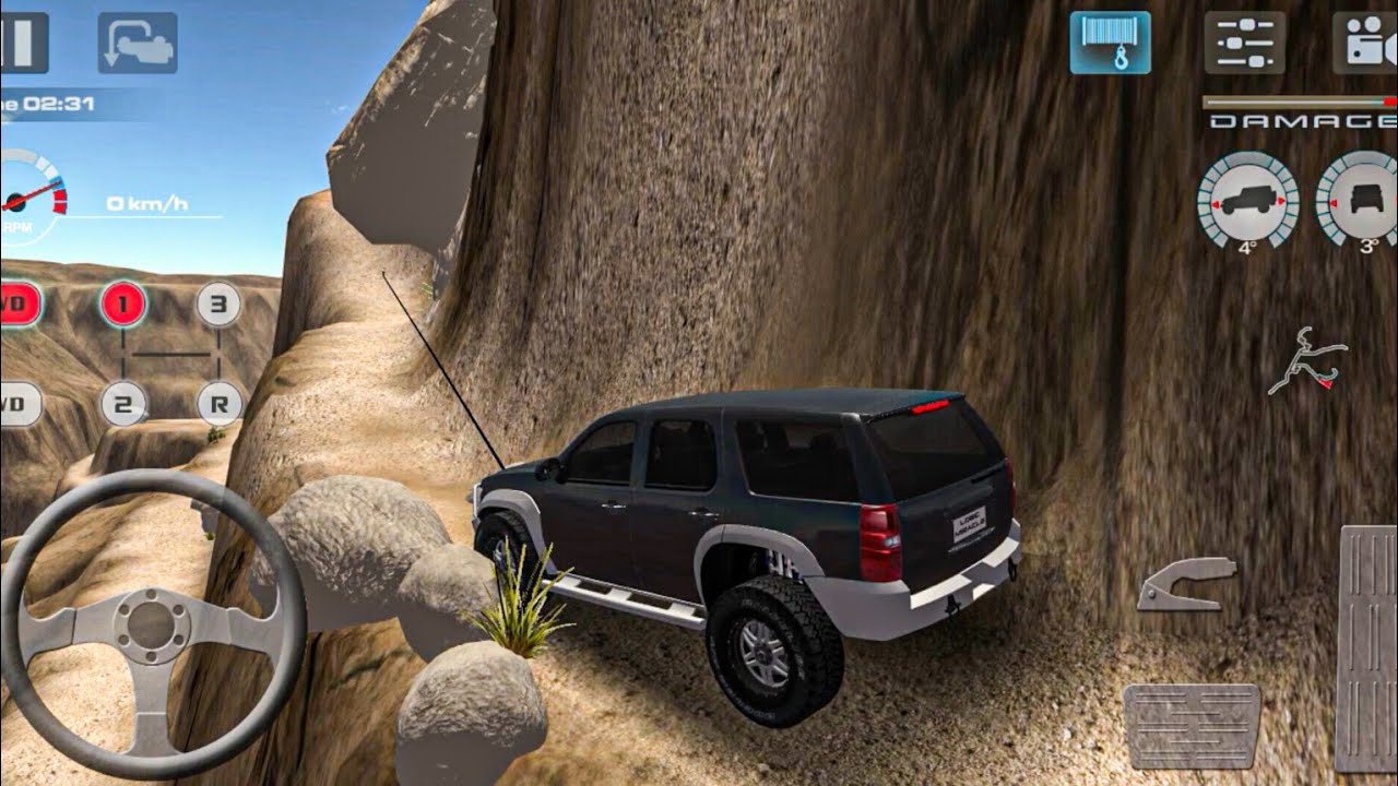 Black XUV Offroading Simulator | SUV Simulator Desert | Android ...