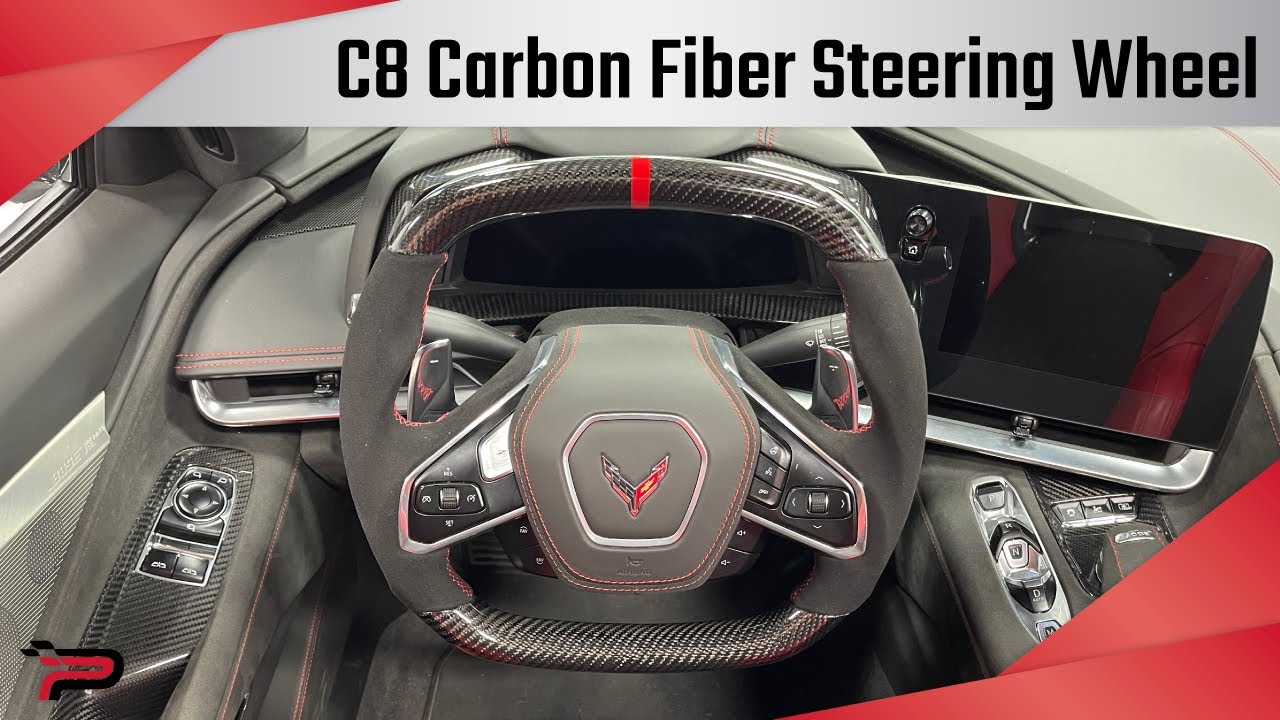 C8 Corvette Carbon Fiber Steering Wheel Install! - How to - Paragon ...