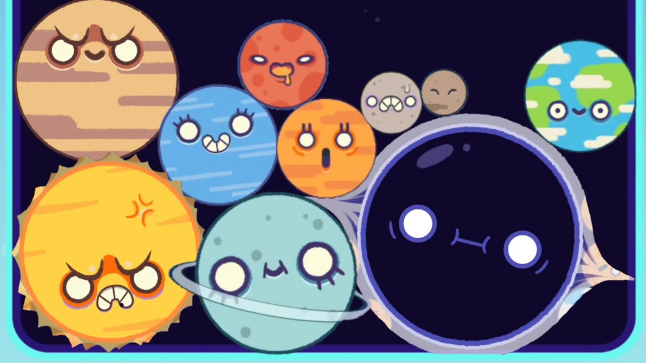 Planets Merge: Puzzle Games (Pluto to Black Hole) 2048 Galaxy Star Math ...