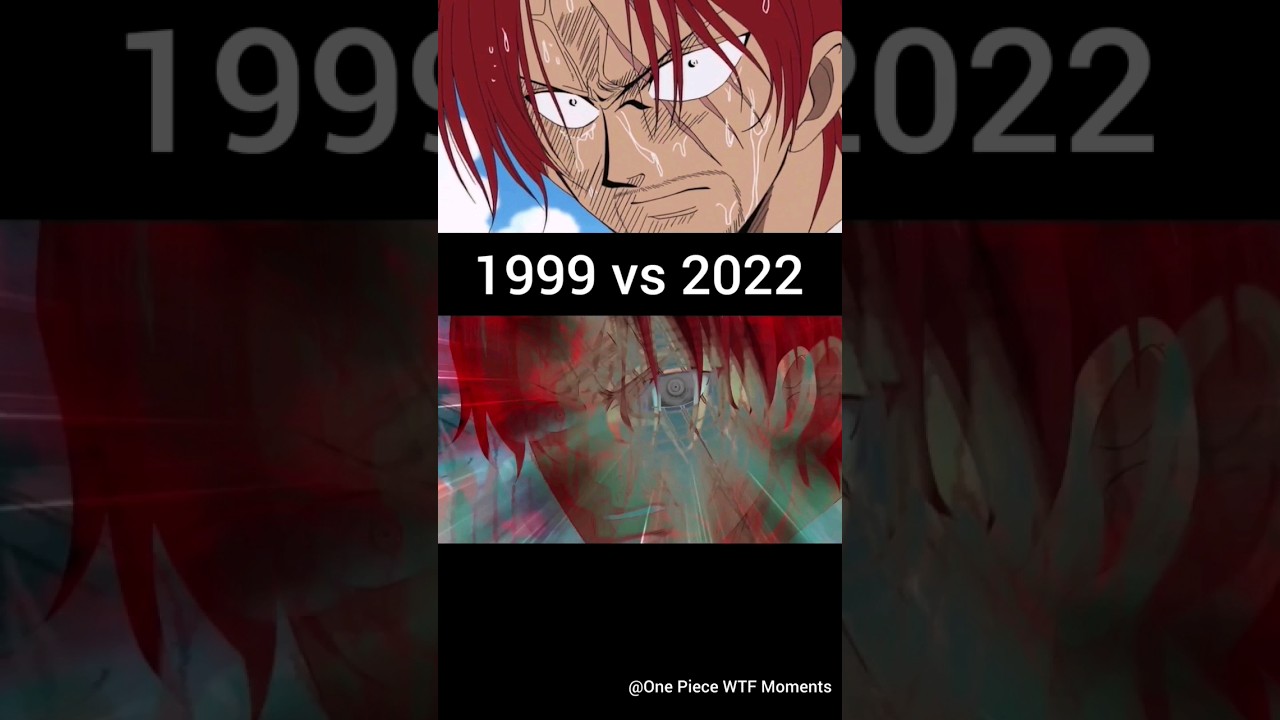 One Piece Shanks Luffy From sea king 1999 vs 2022 #onepiece #anime # ...