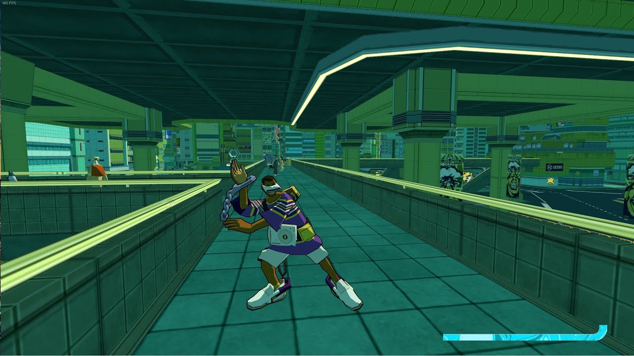 Bomb Rush Cyberfunk - Brink Terminal Bombed (All Grafiti), Unlock Mesh ...