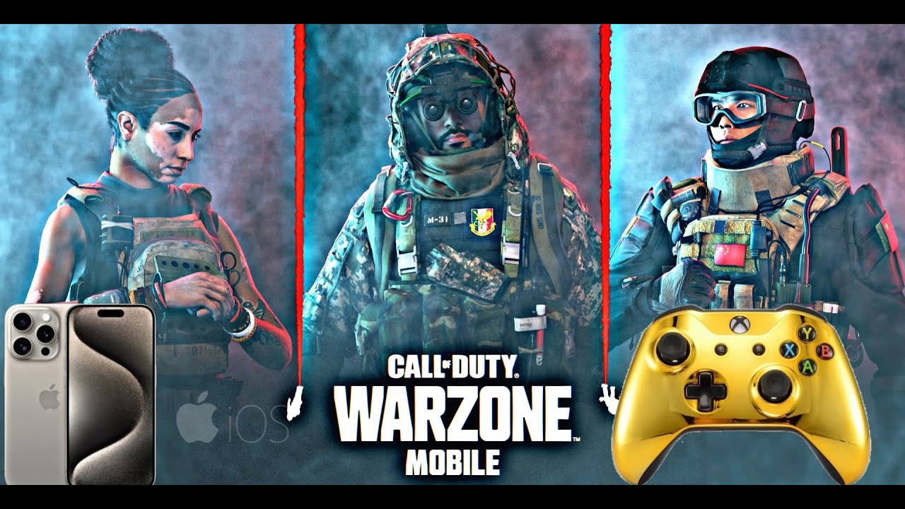 🔥💙🔵🔴WARZONE MOBILE 🚀 🟡🔴🔥/XBOX CONTROLLER GAMEPLAY IOS - YouTube