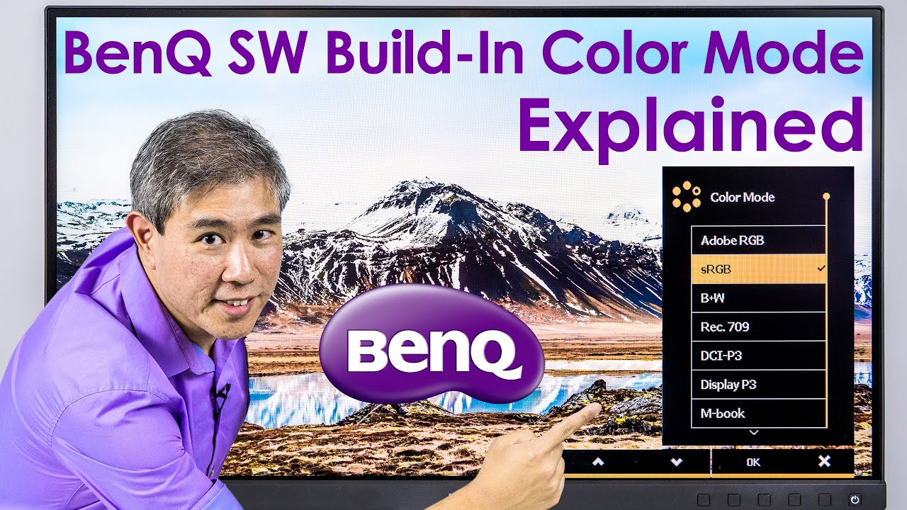 BenQ SW Series Pre-Calibrated Build-In Color Mode Explained! - YouTube