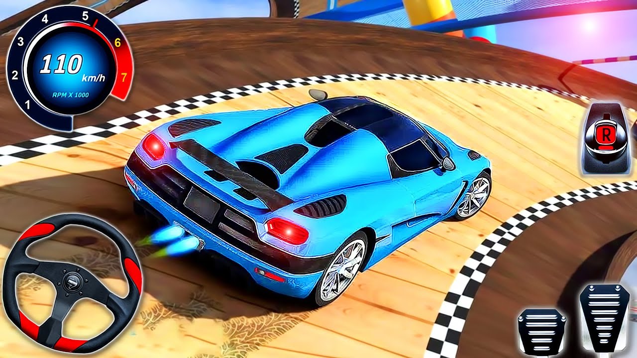 Mega Ramp Car Racing Simulator - GT Impossible Sports Car Stunts 3D ...
