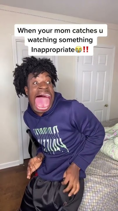 When your mom catches u watching something inappropriate😭‼️ - YouTube