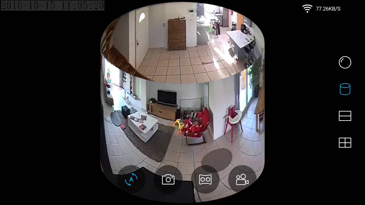 BT Security camera panoramique 360 - YouTube